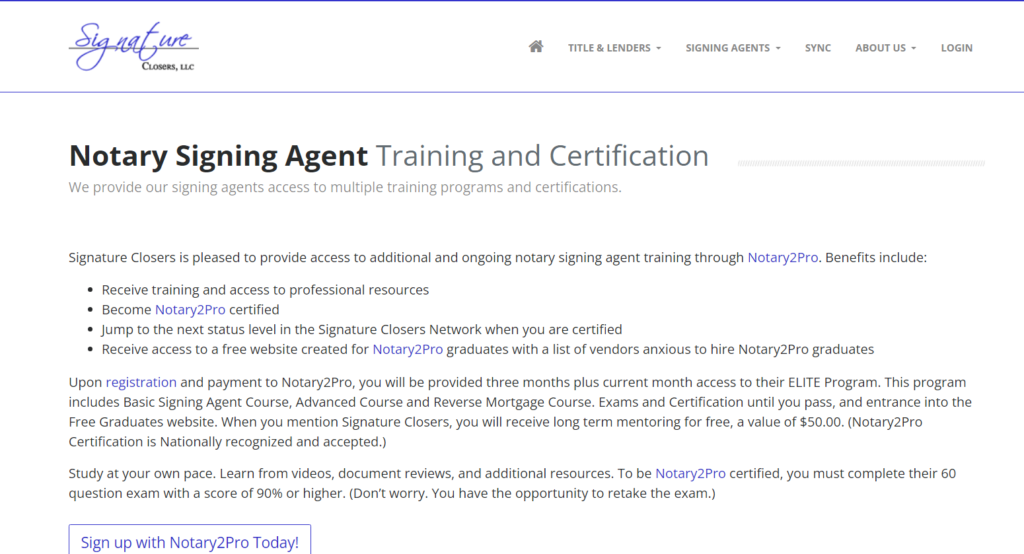Being Preferred Notary For Signature Closers & Signing Catch - Noble ...